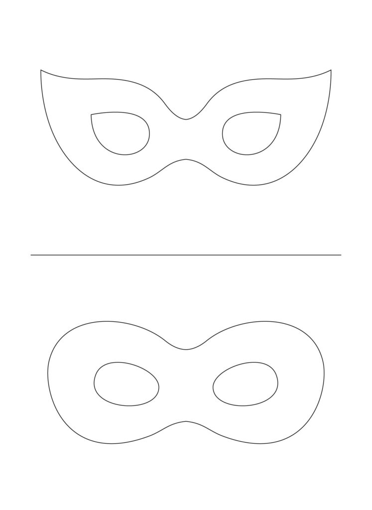 Blank Mask Template Printable | Printable Templates