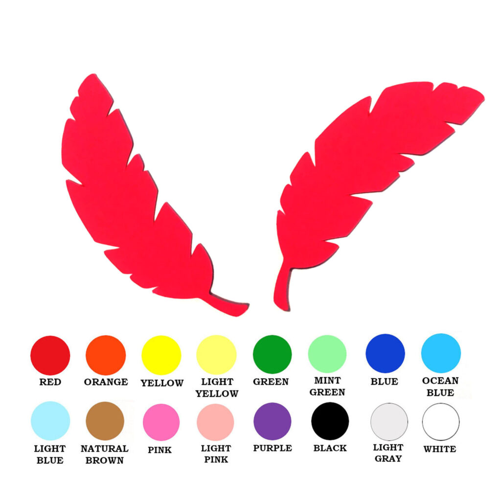 Construction Paper Feather Template | Printable Templates
