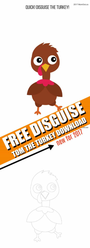 Free Tom Turkey Template | Printable Templates