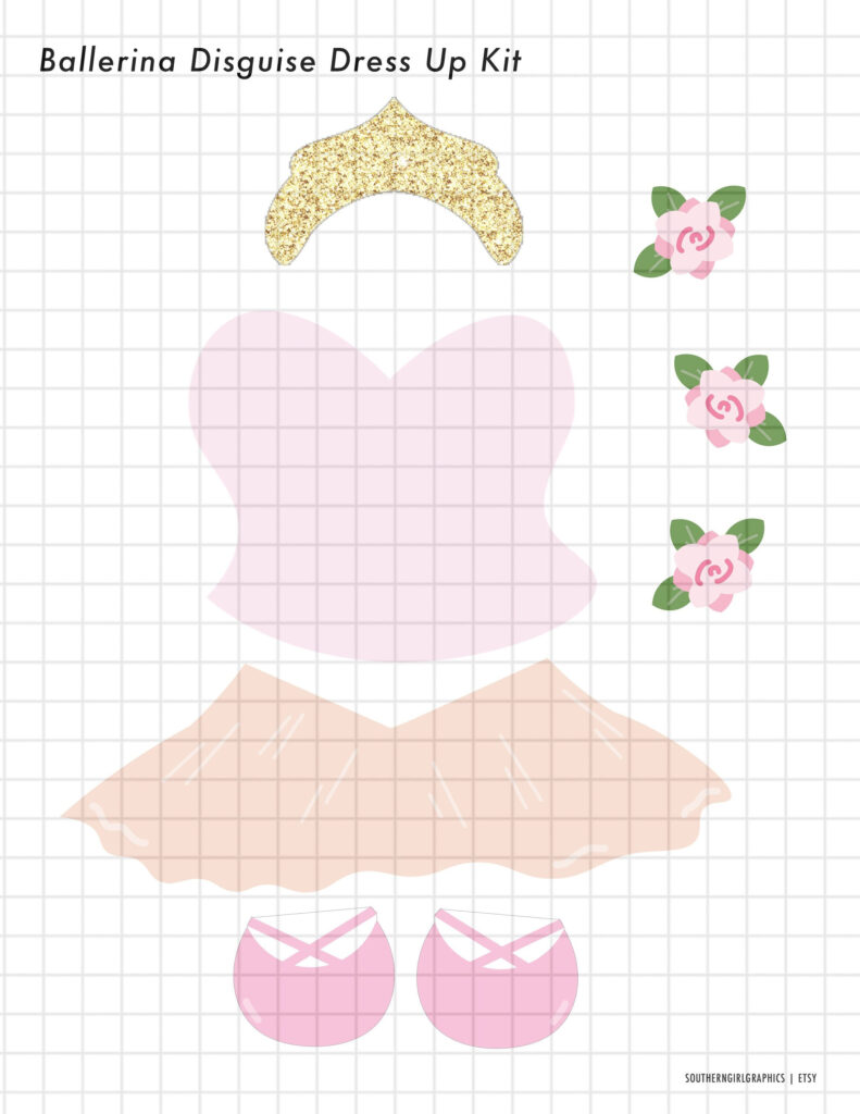 Disguise a Turkey Princess Template | Printable Templates