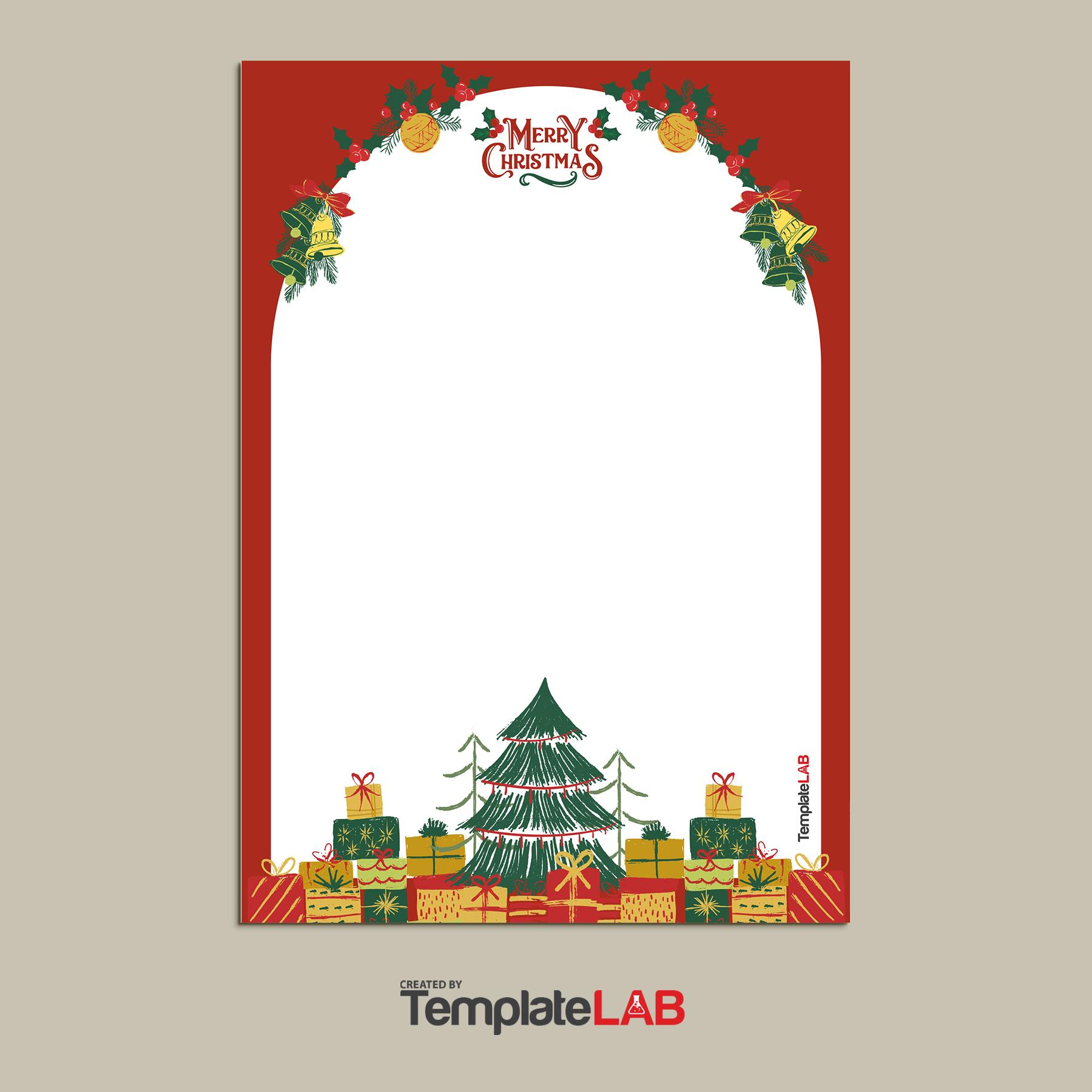 Christmas Document Template Free | Printable Templates