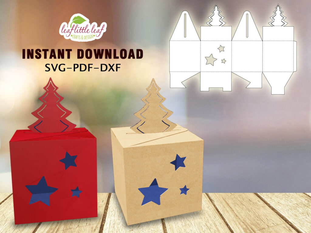 Christmas Gift Box Template | Printable Templates